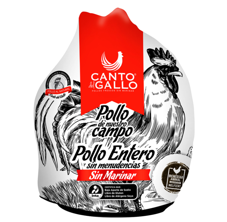 Pollo entero sin menudencias 1600g-1800g – Canto del gallo